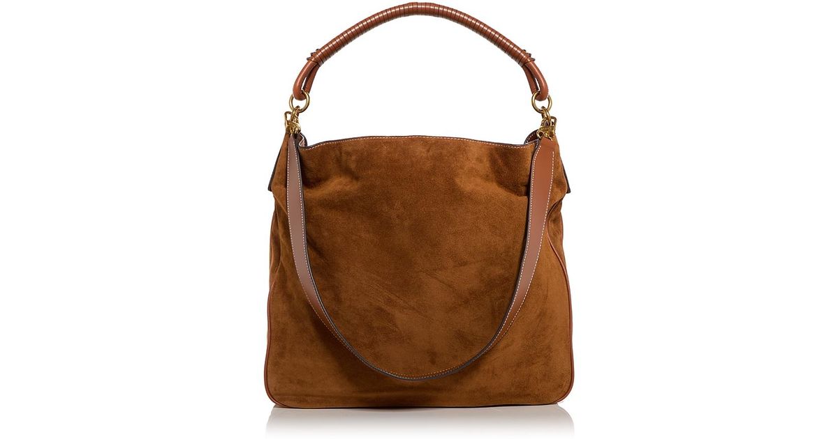 STAUD Perry Hobo Bag in Brown | Lyst UK