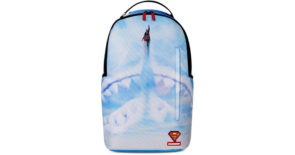 Sprayground Superman On Clouds Dlxr Backpack in Blue | Lyst