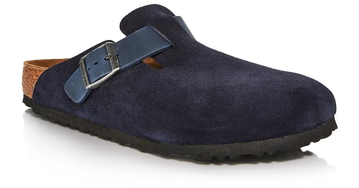 Birkenstock Boston Clogs in Blue for Men | Lyst