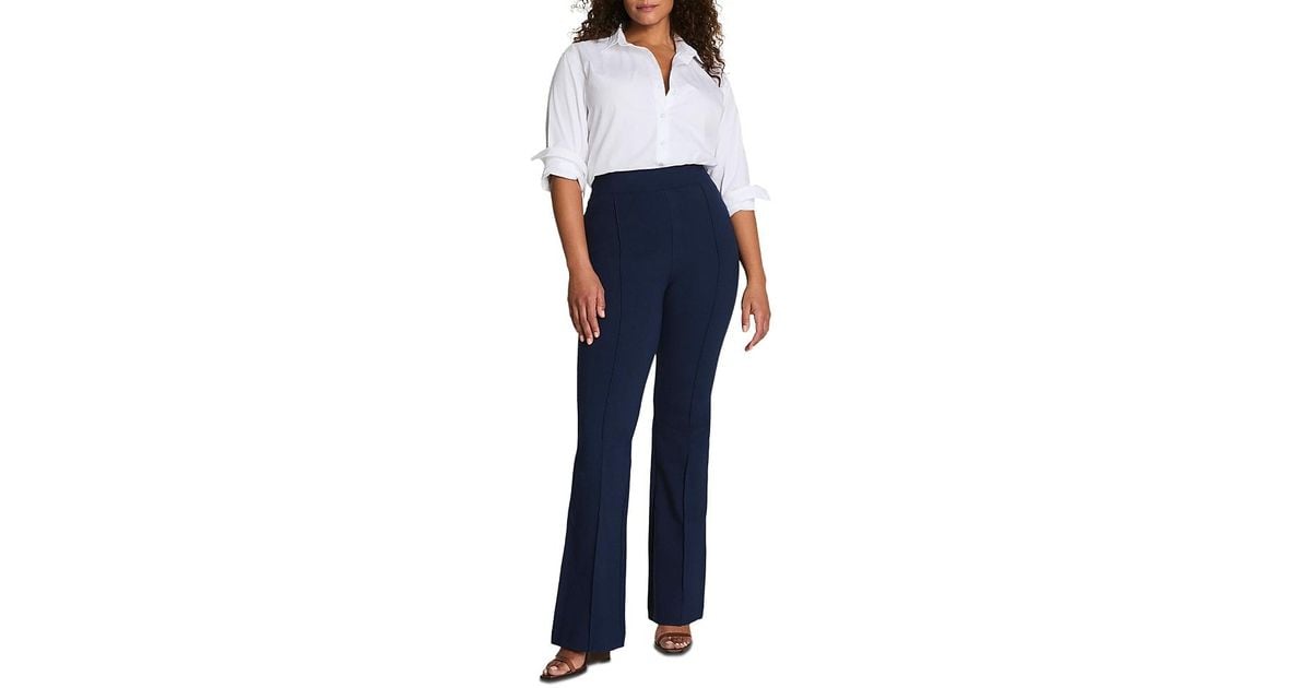 Spanx Smooth Perfectfit Ponte Flare Pant in Blue | Lyst UK