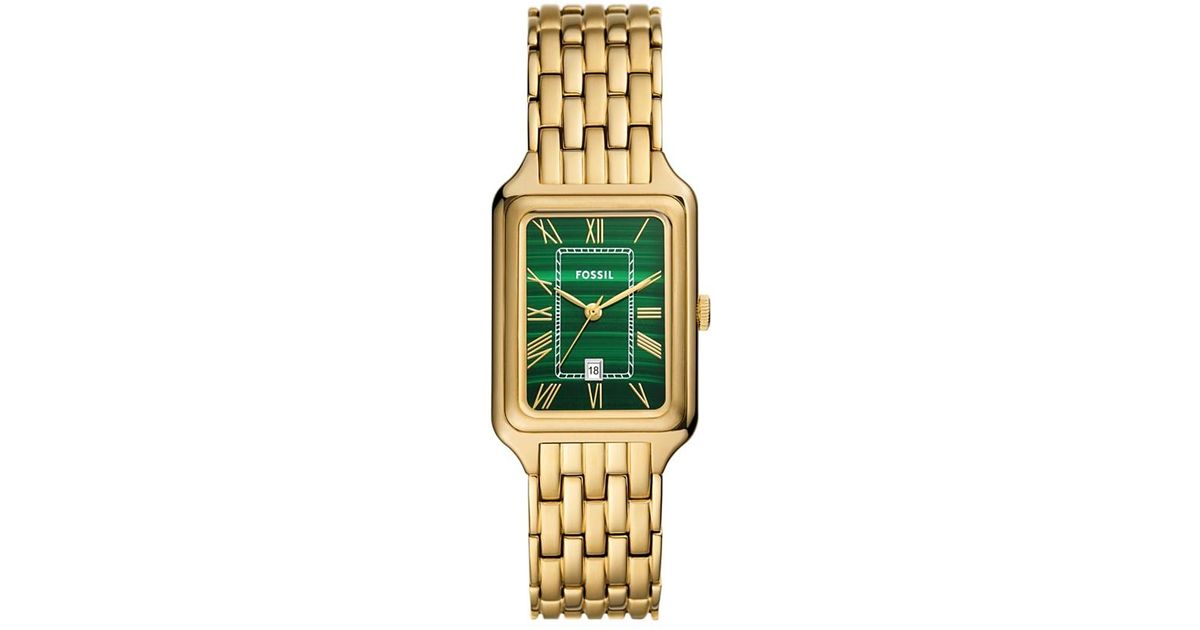 Fossil Raquel Watch, 26Mm X 32Mm in Metallic | Lyst