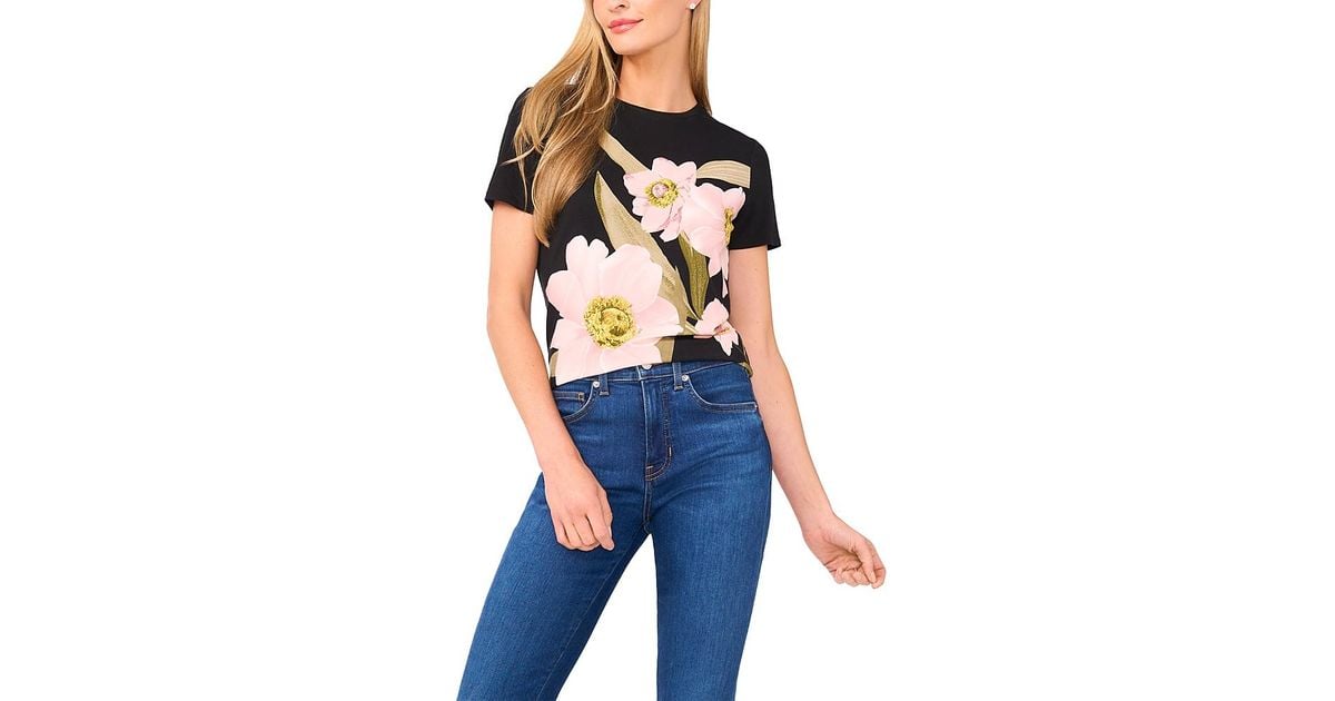 Ted Baker Tb Hibiscus Tee in Blue | Lyst