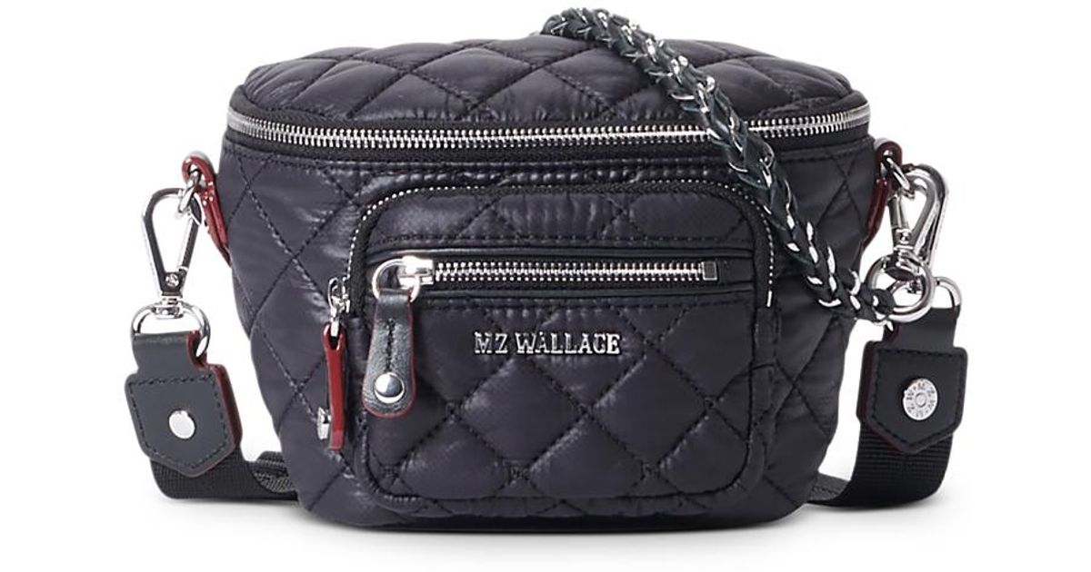 MZ Wallace Micro Crosby Sling Bag in Blue | Lyst
