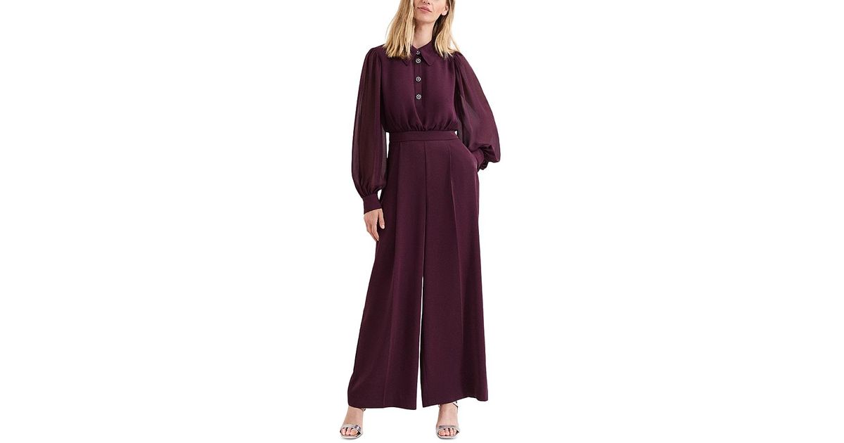 Phase Eight Emily Jumpsuit in Purple | Lyst