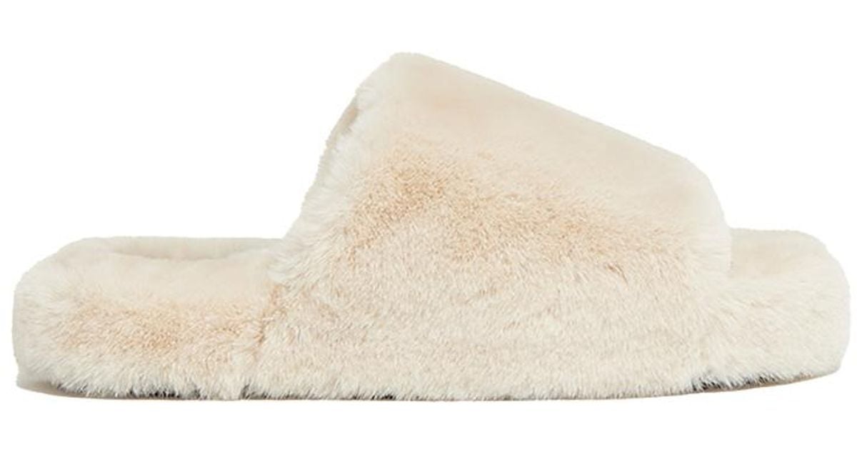 Apparis Dillon Slide Slipper in Natural | Lyst