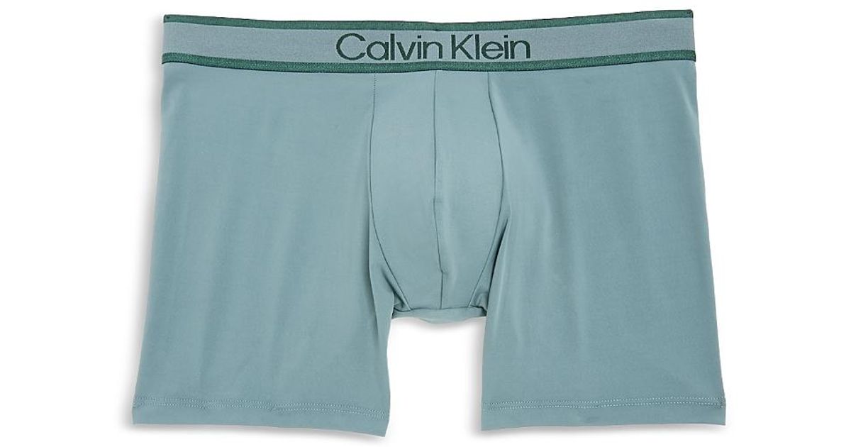 Calvin Klein Stretch Tonal Logo Boxer Briefs in Blue for Men | Lyst