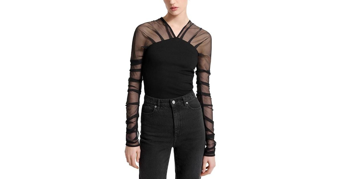 MARCELLA Lita Top in Black | Lyst
