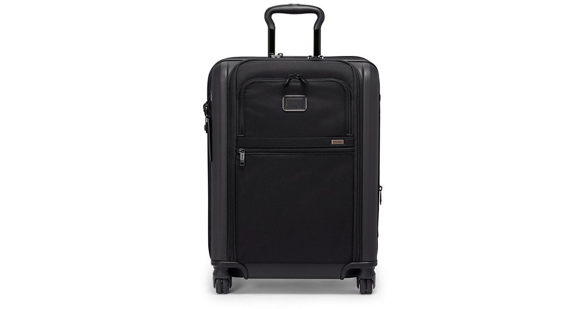 Tumi Alpha Expandable Wheeled Carry On Suitcase in Black | Lyst