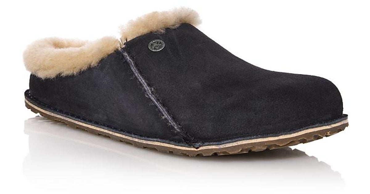 Birkenstock Zermatt Shearling Lined Clogs in Blue for Men | Lyst
