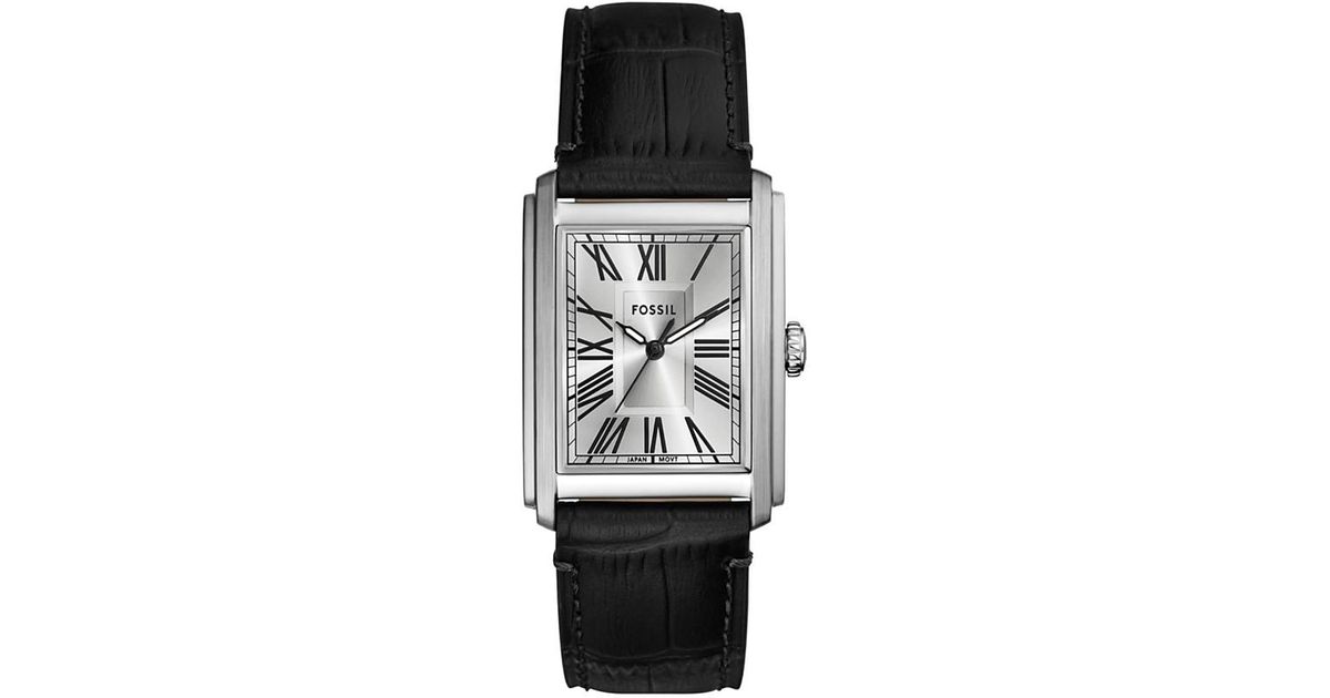 Fossil Carraway Three Hand Watch, 30Mm X 42Mm in White for Men | Lyst