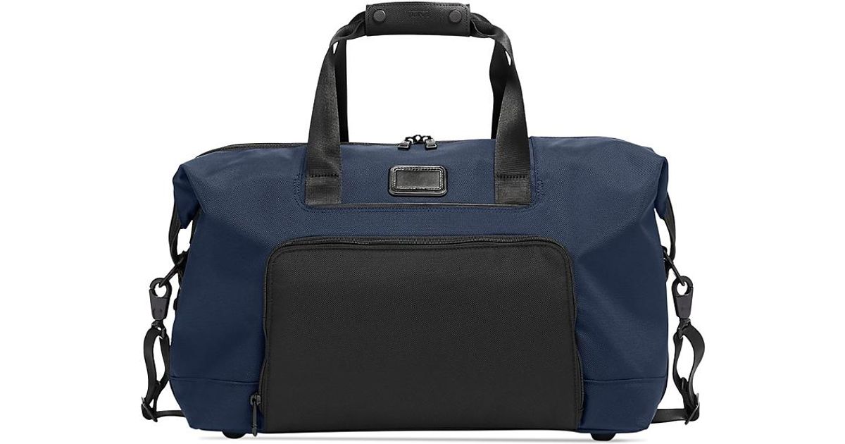 Tumi Alpha 3 Double Expansion Satchel in Blue | Lyst