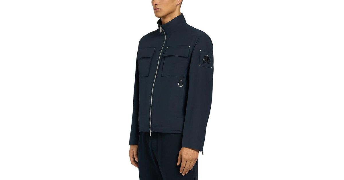 Moose Knuckles Maxwell Jacket in Blue for Men | Lyst
