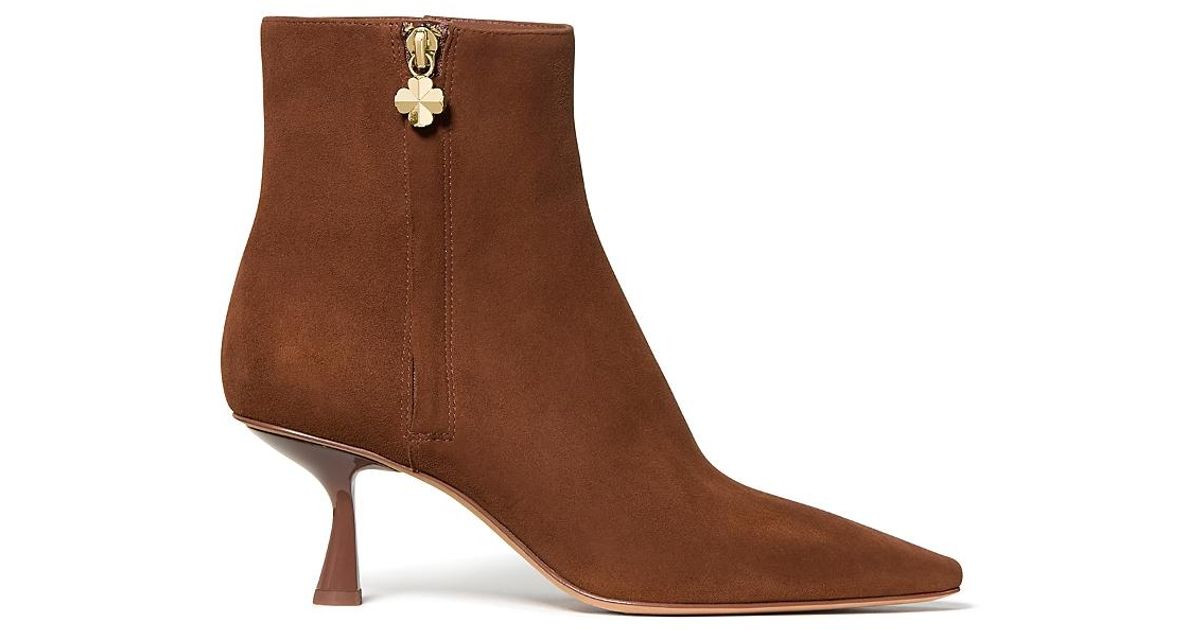 Kate Spade Adele Booties in Brown | Lyst
