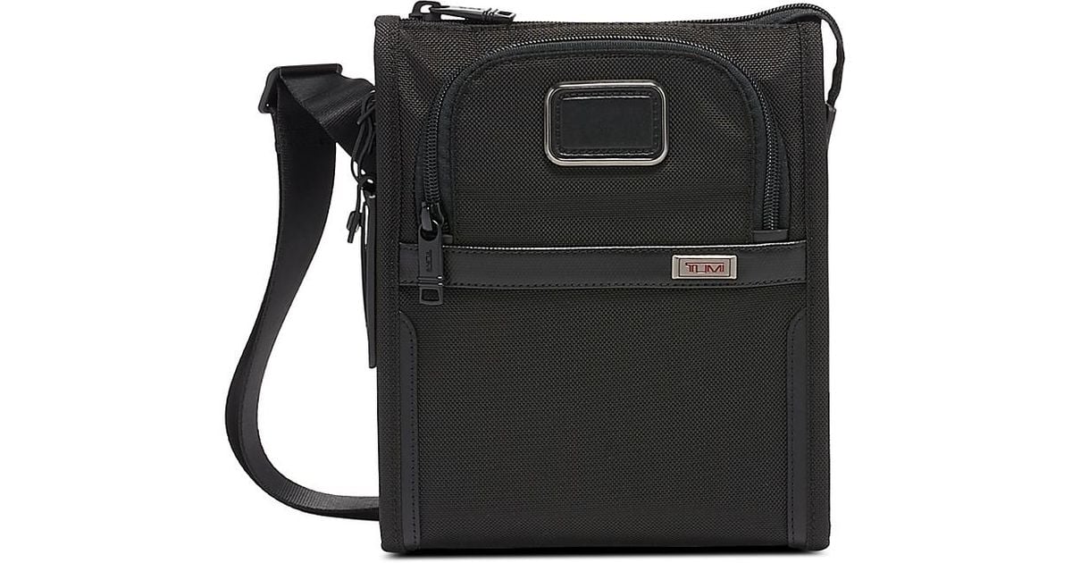 Tumi Alpha 3 Small Pocket Bag in Black | Lyst