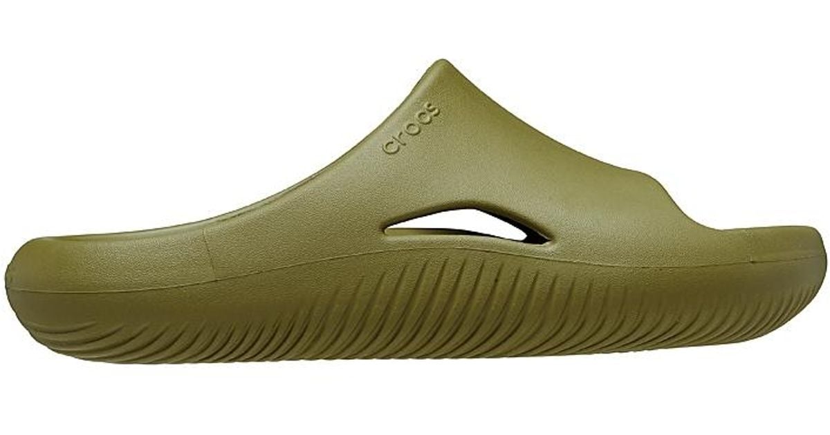 Crocs™ Mellow Recovery Slides in Green for Men | Lyst UK