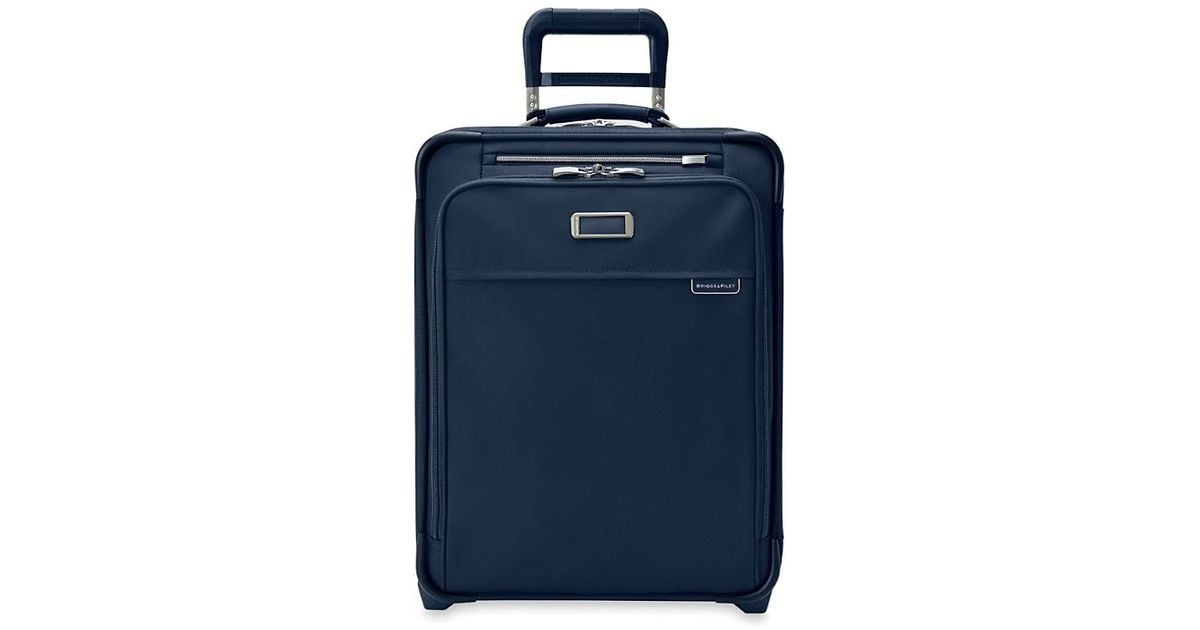 Briggs & Riley Baseline Global 2 Wheel Carry On Suitcase in Blue | Lyst