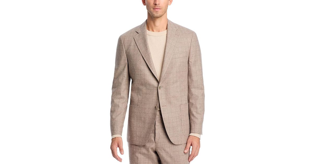 Vince Wool & Cashmere Light Flannel Unstructured Slim Fit Suit Jacket ...