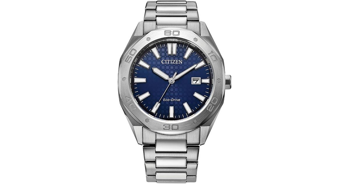Citizen Eco Drive Weekender Sport Odyn Watch, 41Mm in Metallic for Men ...