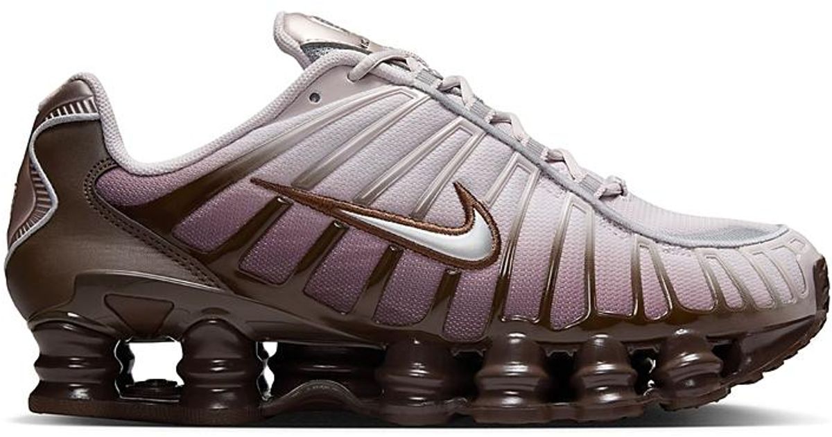 Nike Shox Tl Sneakers in Brown | Lyst