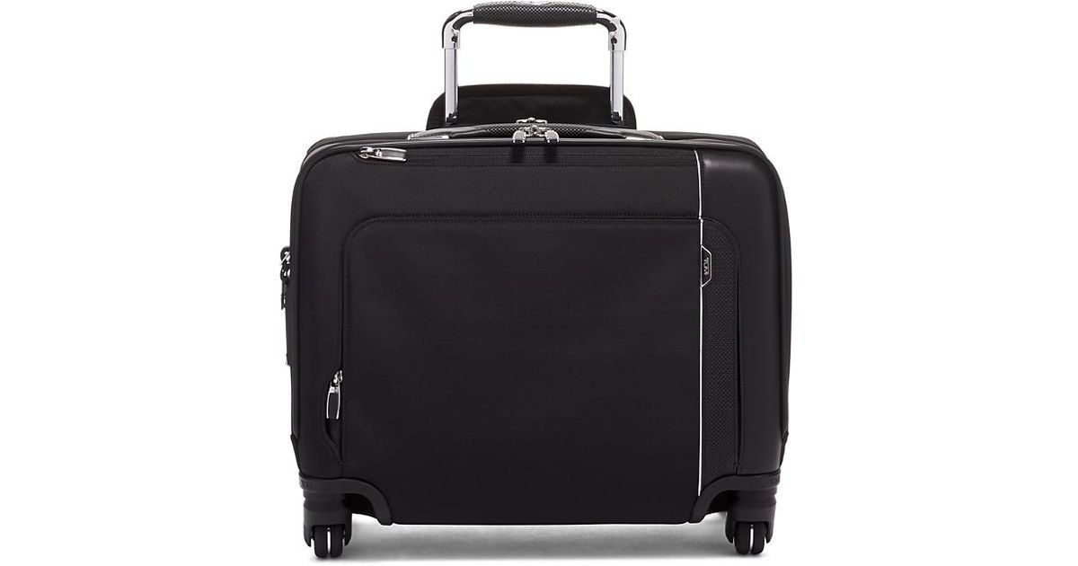 Tumi Arrive Compact 4-Wheel Brief in Black | Lyst