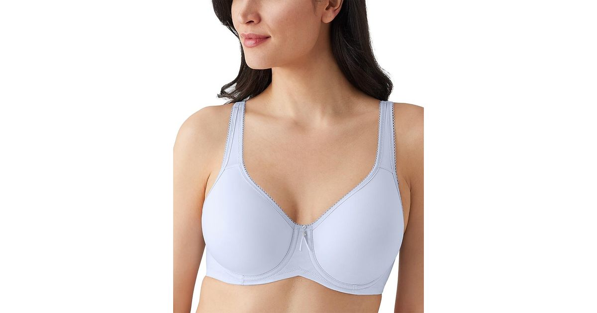 Wacoal Basic Beauty Full-Figure Spacer Underwire T-Shirt Bra in White ...
