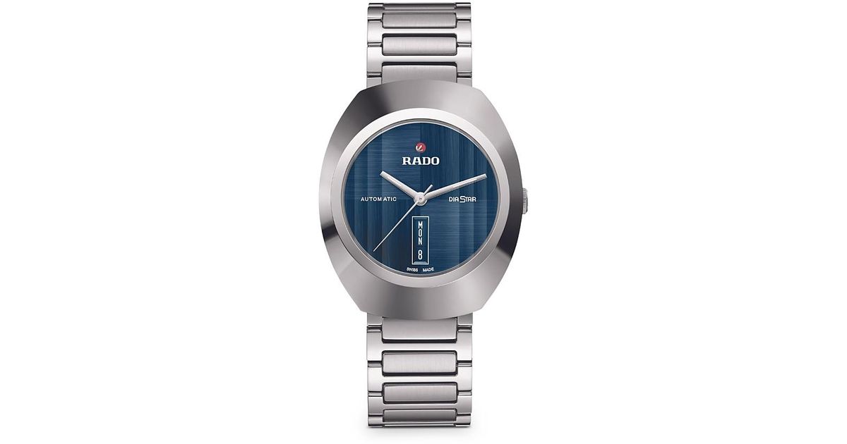 Rado Diastar Original Watch, 38Mm in Blue | Lyst
