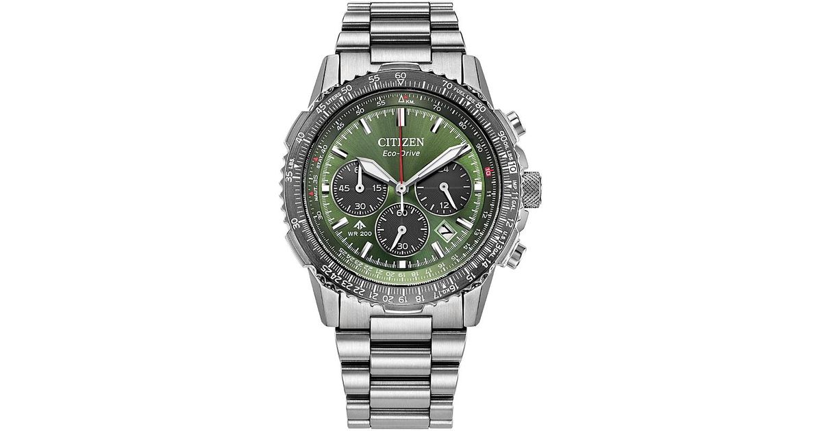 Citizen Eco Drive Promaster Air Navihawk Chronograph, 40Mm in Gray for ...