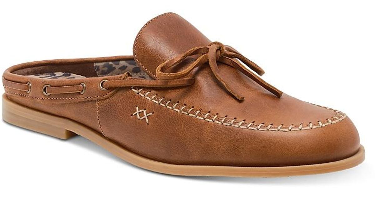 Free People Seas The Day Mules in Brown | Lyst