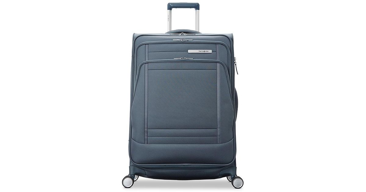 Samsonite Uplift Medium Expandable Spinner Suitcase in Blue | Lyst
