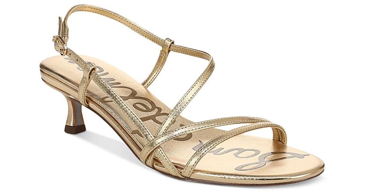 Sam Edelman Cora Sandals in Metallic | Lyst