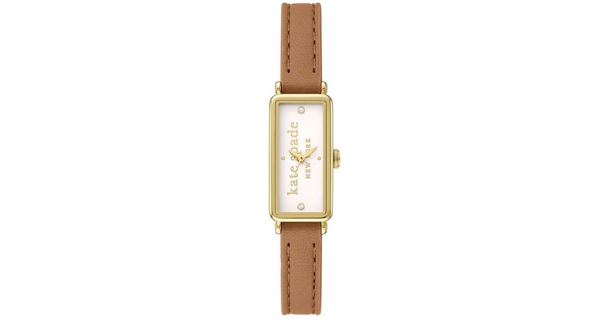 Kate Spade Rosedale Watch, 16Mm X 32Mm in White | Lyst
