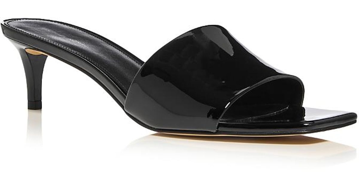 Michael Kors Elyse Mule Sandals in Black | Lyst