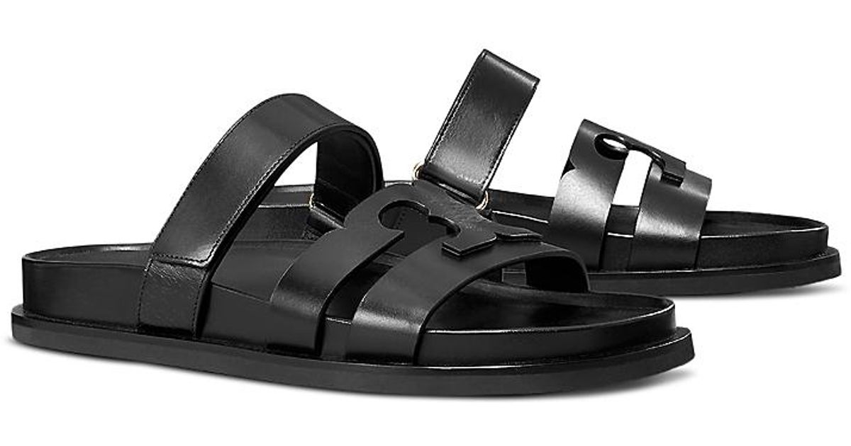 Tory Burch Ines Sport Slide in Black | Lyst