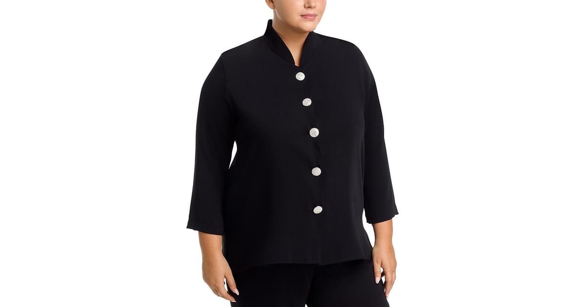 Caroline Rose Pave Jacket in Black | Lyst