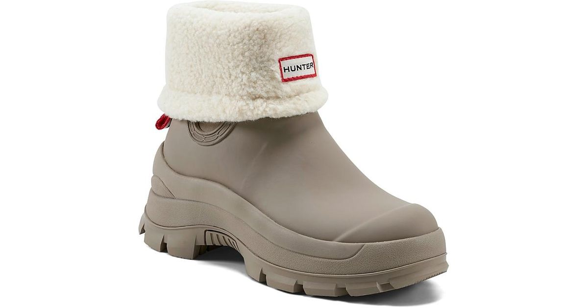 HUNTER Esme Boots in Gray | Lyst