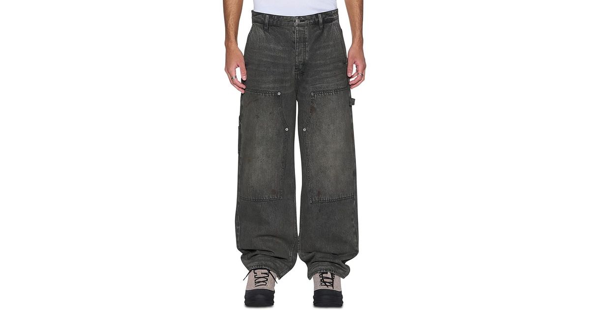 Ksubi Operator Mekanic Relaxed Fit Cargo Jeans in Grey for Men | Lyst UK