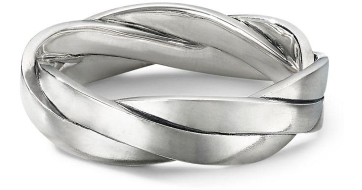 David Yurman Twisted Cable Band Ring in Silver (Metallic) for Men - Lyst David Yurman Twisted Cable Band Ring in Silver (Metallic) for Men - Lyst