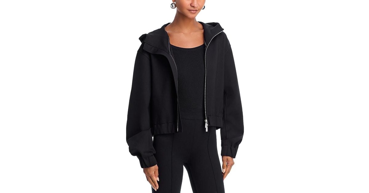 Helmut Lang Hooded Shell Jacket in Black | Lyst UK