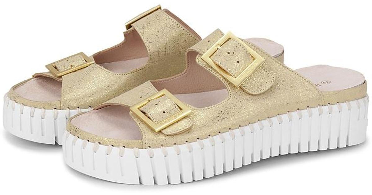 Ilse Jacobsen Tulip Slide Sandals in White | Lyst