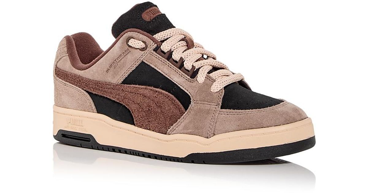 PUMA Slipstream Lo Low Top Sneakers in Brown for Men | Lyst