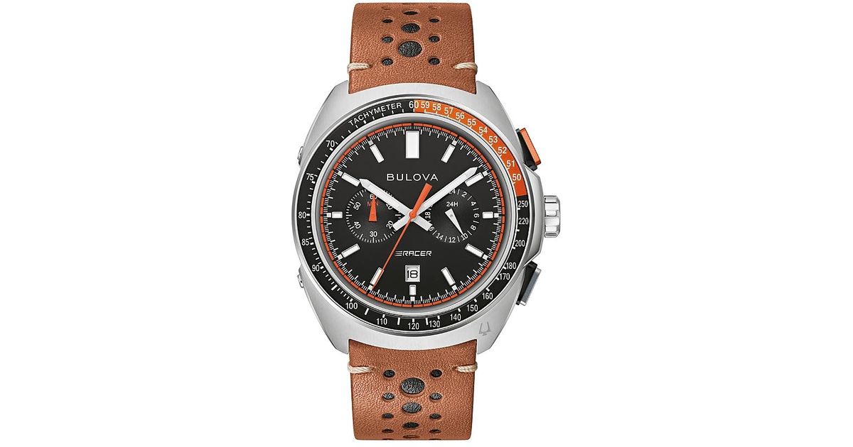 Bulova Performance Racer Chronograph, 42Mm in Grey for Men | Lyst UK