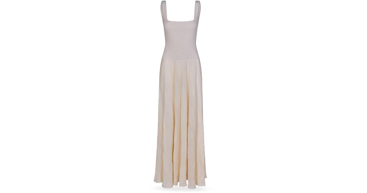Johanna Ortiz Mari Maxi Dress in White | Lyst UK