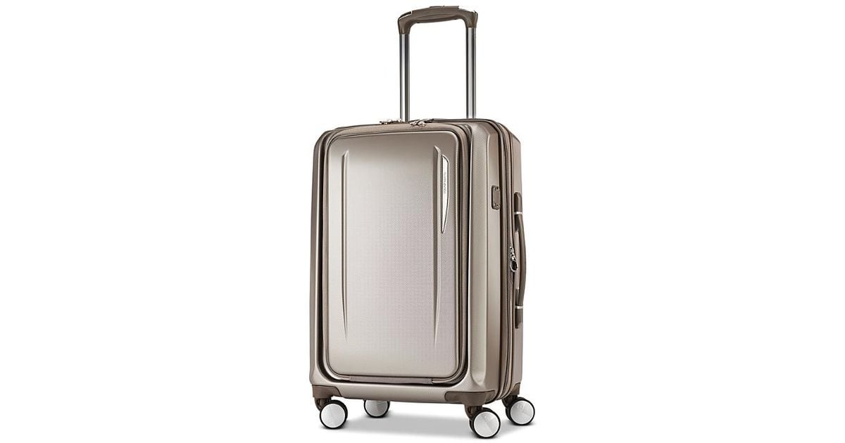 Samsonite Just Right Expandable Carry On Spinner Suitcase | Lyst