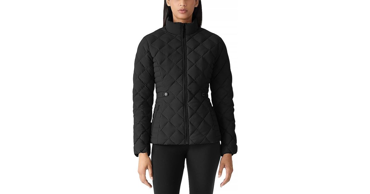 Mackage Vik Diamond-Quilted Short Down Jacket in Blue | Lyst