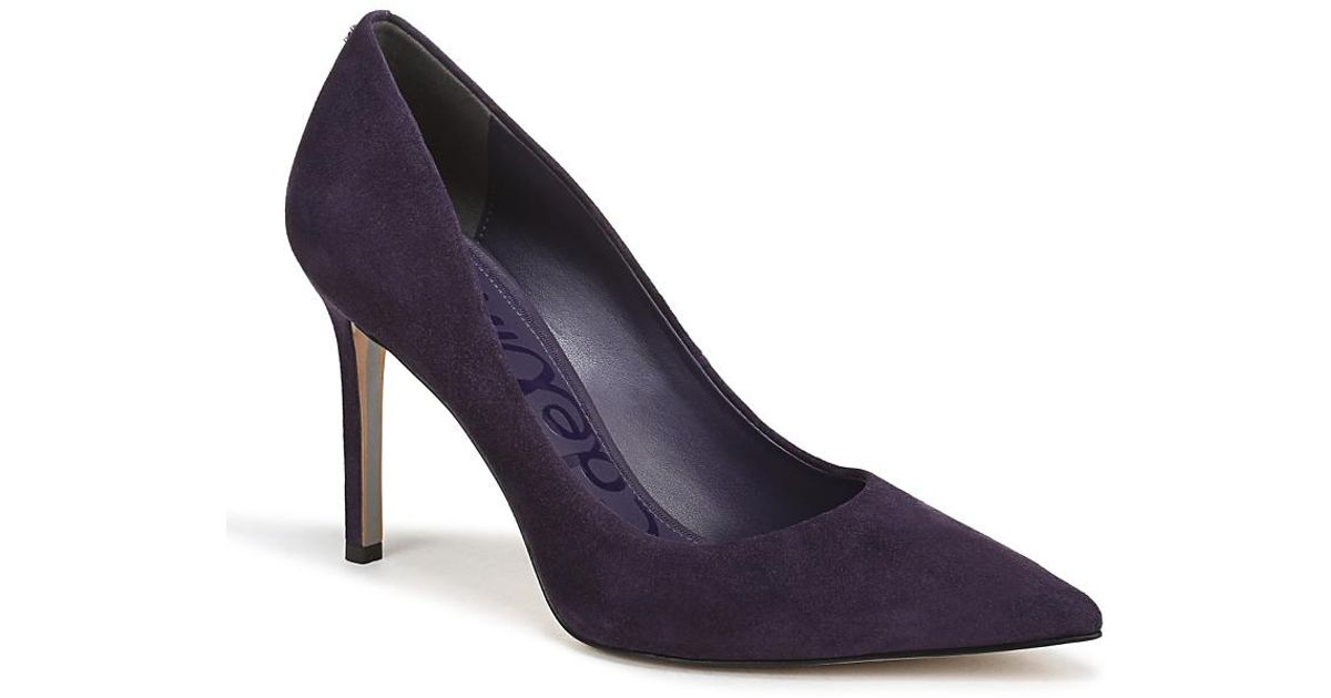 Sam Edelman Hazel Suede Pumps in Blue | Lyst UK