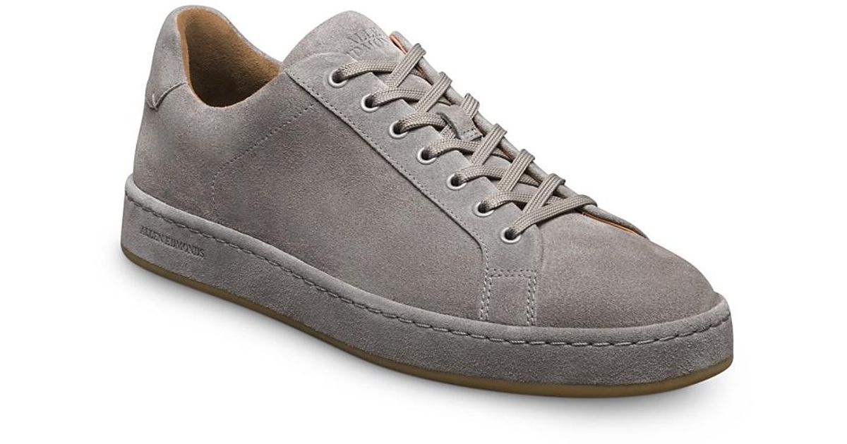 Allen Edmonds Barnes Lace Up Low Top Sneakers in Gray for Men | Lyst
