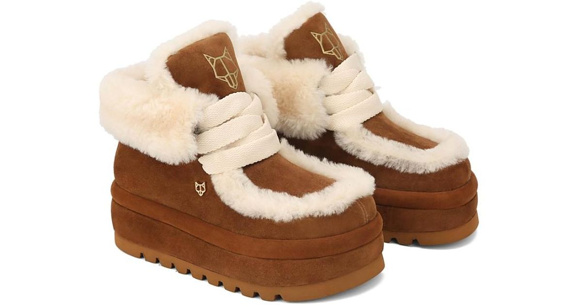 Naked Wolfe Bambi Boot in Brown | Lyst
