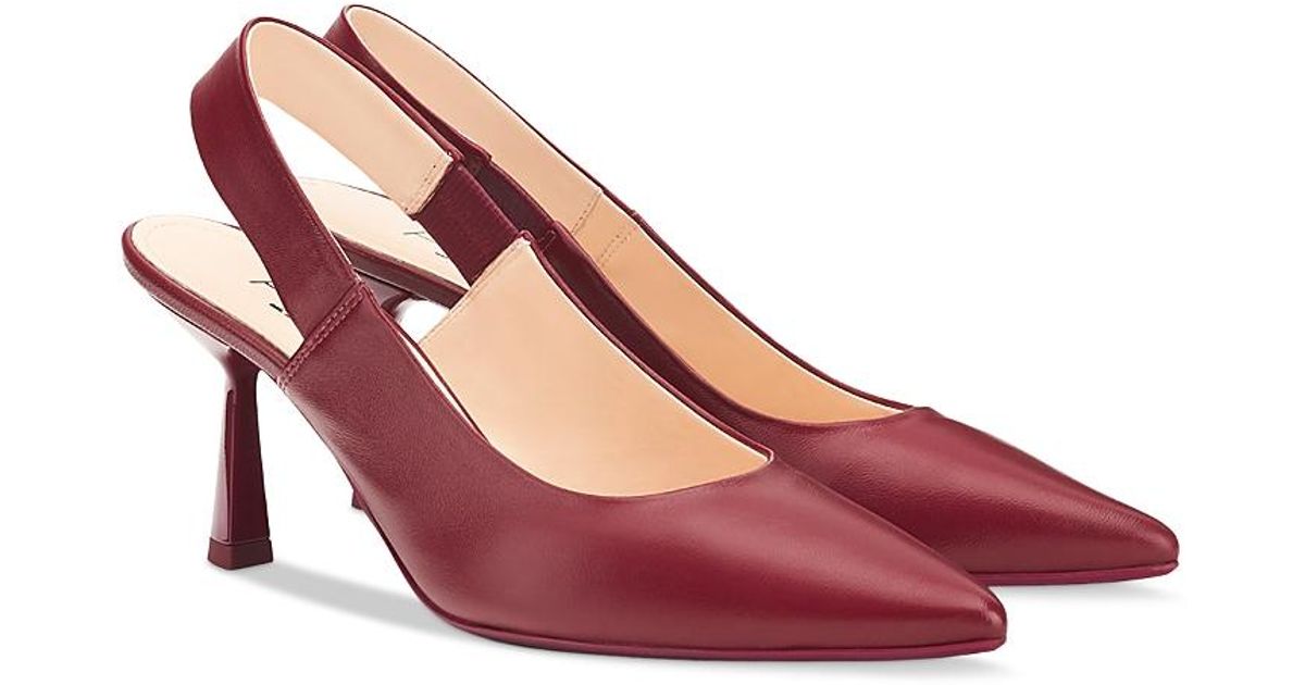 Agl Attilio Giusti Leombruni Alla Pointed Slingback Pumps in Pink | Lyst UK