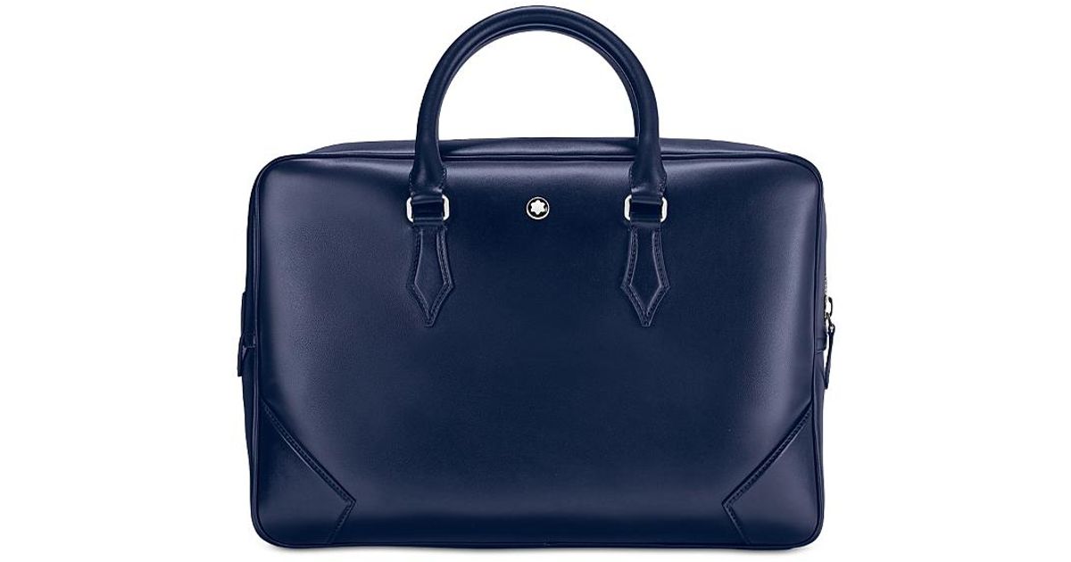 Montblanc Meisterstuck Document Case in Blue for Men | Lyst
