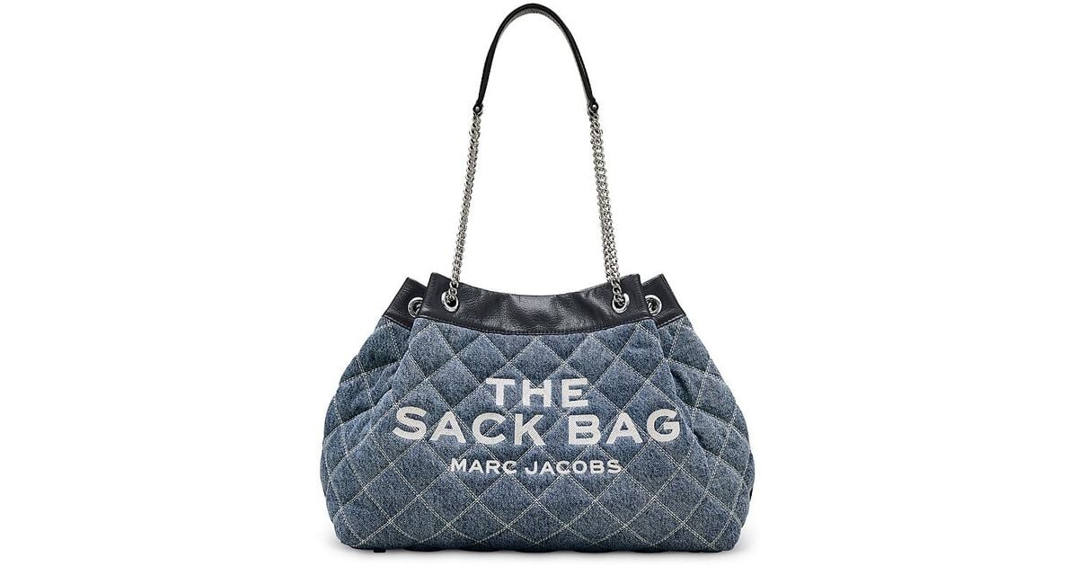 Marc Jacobs Large Chain Sack Bag in Blue | Lyst